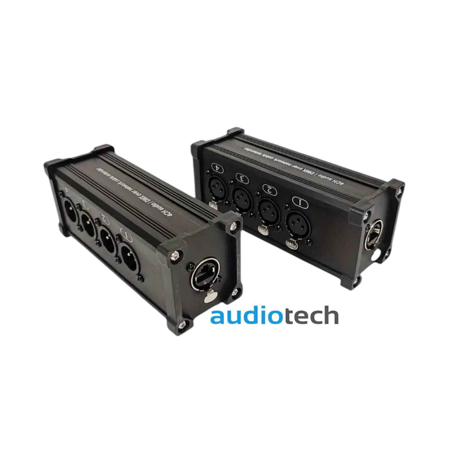 RJ45 network extender Signal 4channel XLR Transmissions Box ...